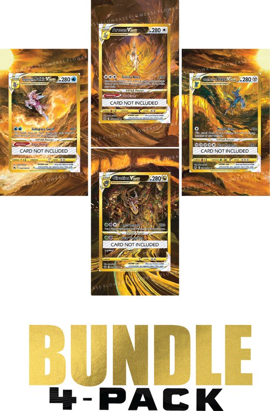 Bundle 4-Pack - Gold God Pack Arceus, Giratina, Palkia & Dialga | Games | bol.com