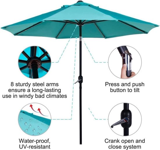 Parasol – Tuin Parasol – Stokparasol – Umbrella Garden | bol