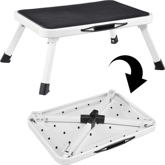 Caravan step opvouwbaar - step belastbaar tot 150 kg - camping step met ...