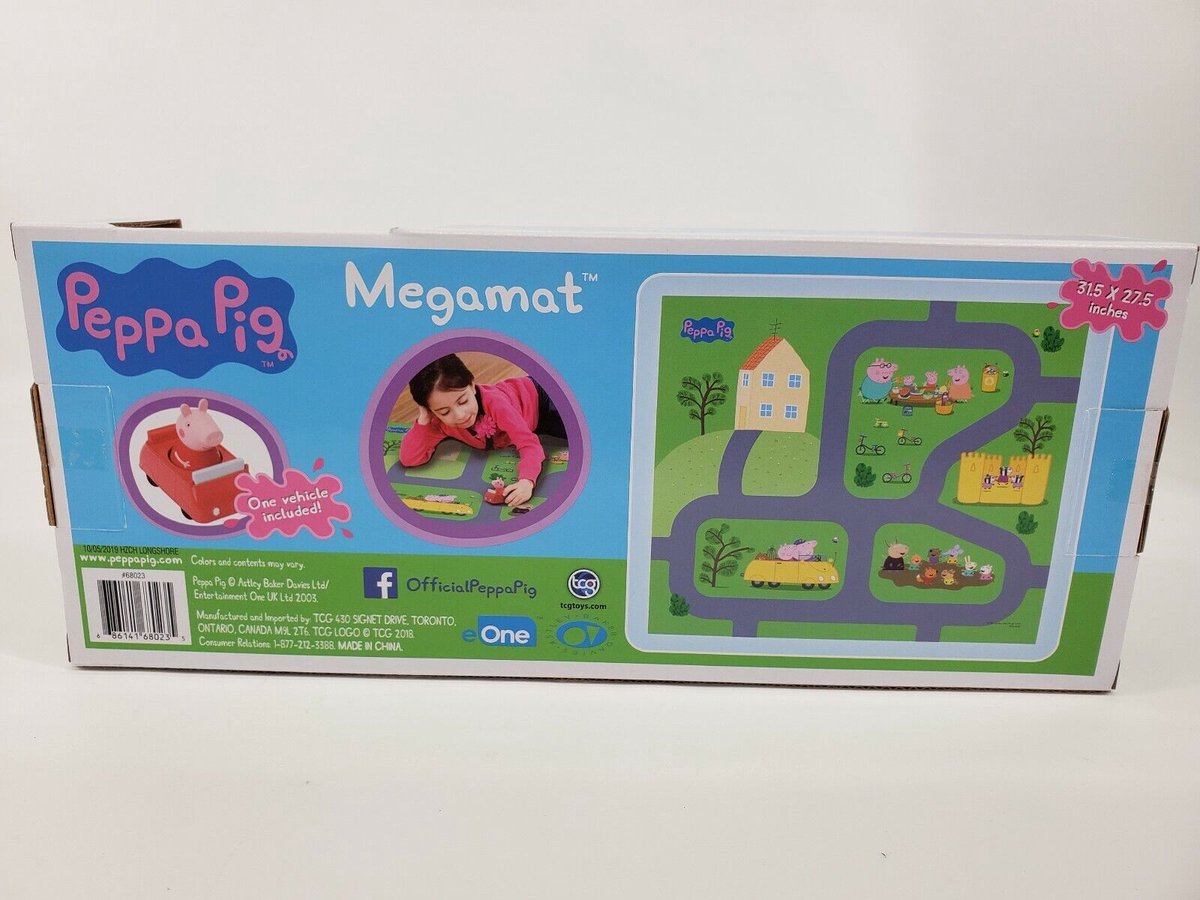 Megamat - Speelmat - Mega Mats - Peppa Pig speelkleed - Met 1x Peppa ...
