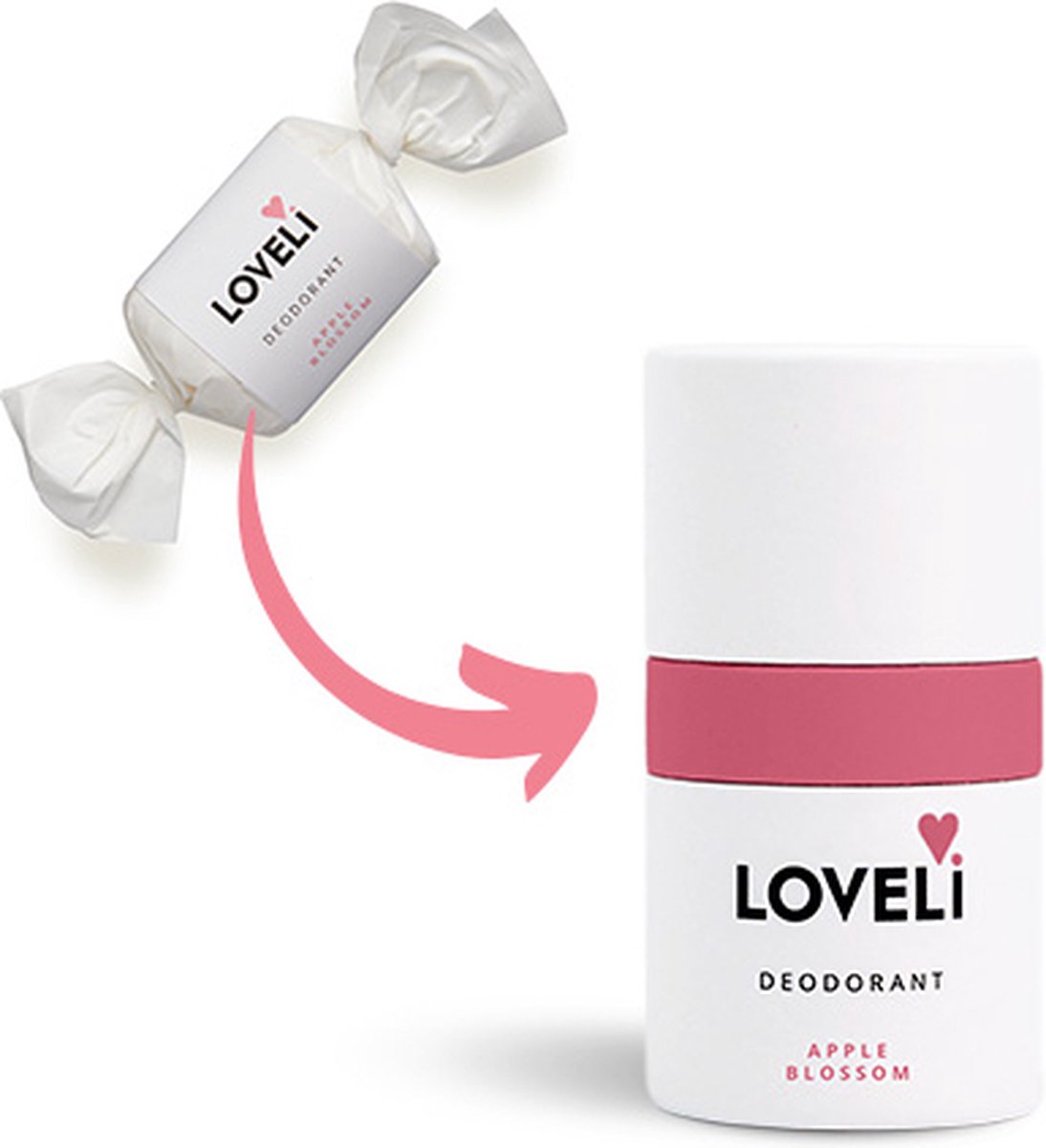 Loveli Deodorant Apple Blossom navulling 25 gr | bol.com