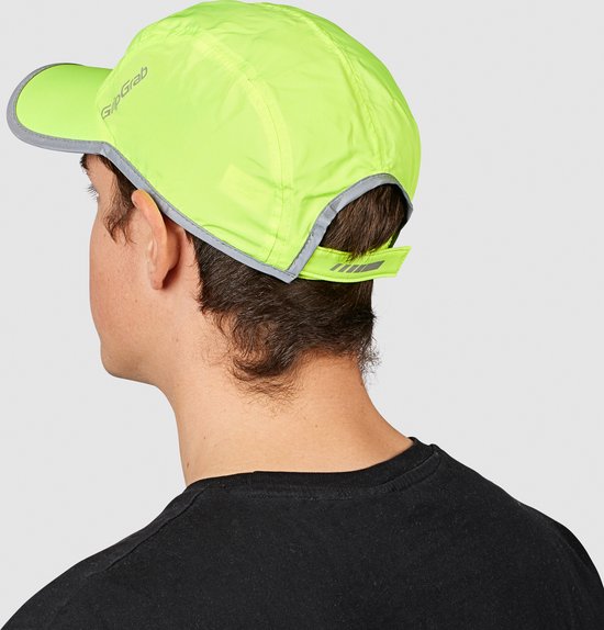 GripGrab - Hi-Vis Lichtgewicht Running Pet Zomer Hardloop Cap - Geel Hi ...