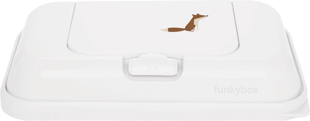 Funkybox - Billendoekjes Doosje - To Go - White - Funky Fox | bol.com