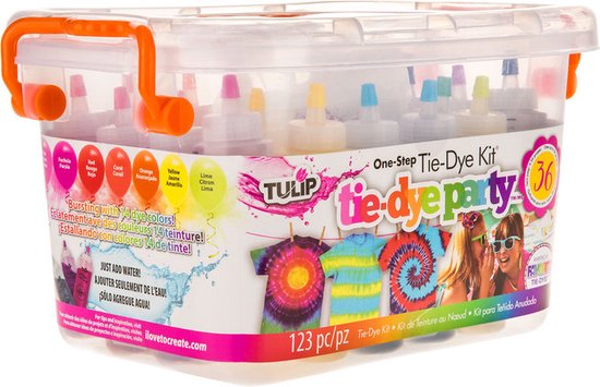 Tie - dye kit - verf je eigen kleding - kleding verf | bol