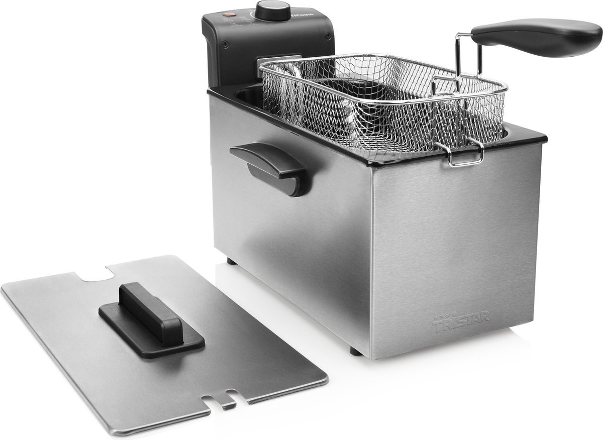 Frituurpan - Friteuse - 3 Liter - 2000W - Zilver | bol.com