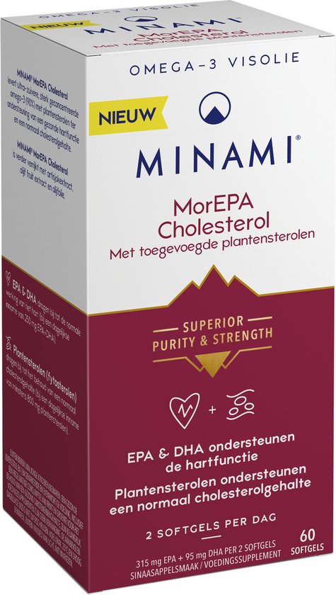 Minami MorEPA Cholesterol 60 softgels | bol