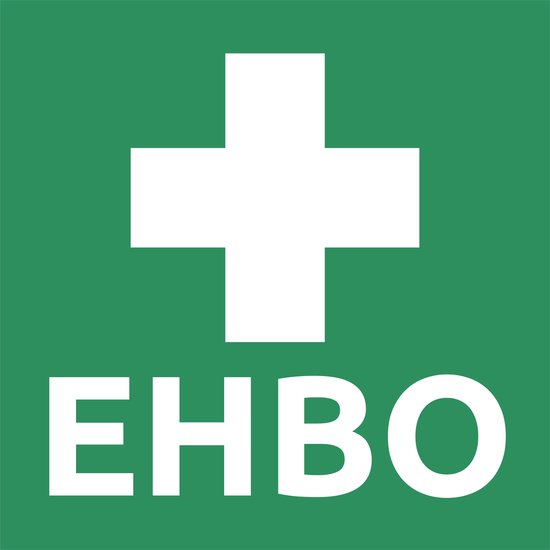 Sticker Eerste Hulp - EHBO - Duurzame, Hoge Kwaliteit - Afmetingen 30 x ...