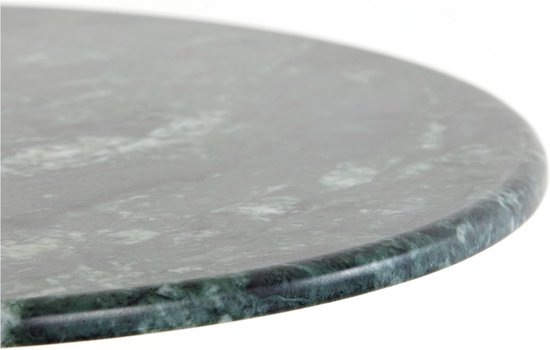 Light & Living Bijzettafel Kurt - Groen/Antiek Brons - Ø50cm - Klassiek ...