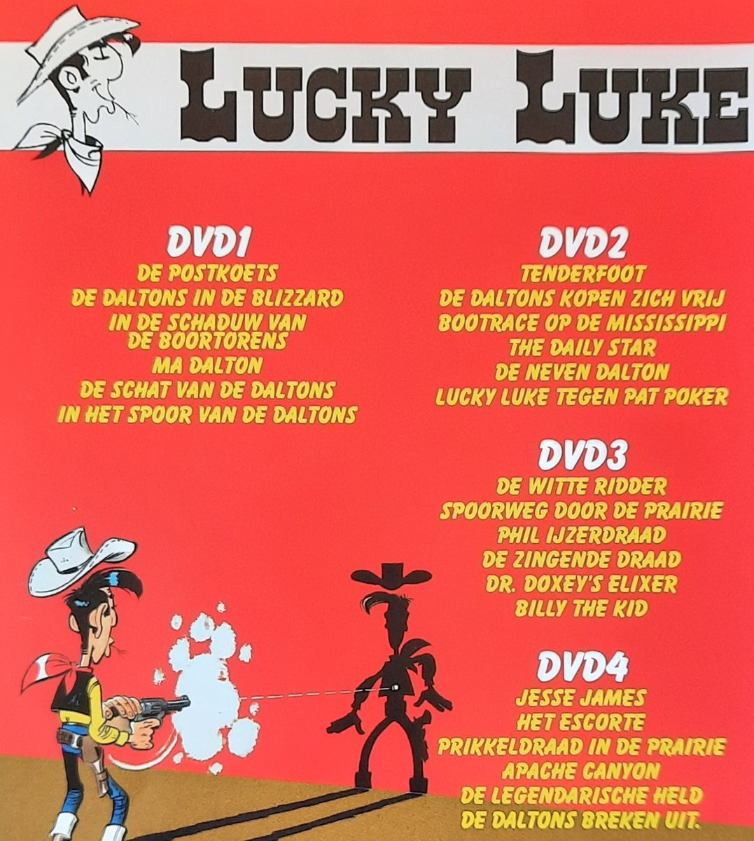 Lucky Luke Box (4DVD) (Dvd) | Dvd's | bol