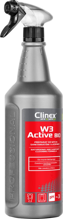 Clinex W3 Active Bio Sanitairreiniger 1 liter | bol