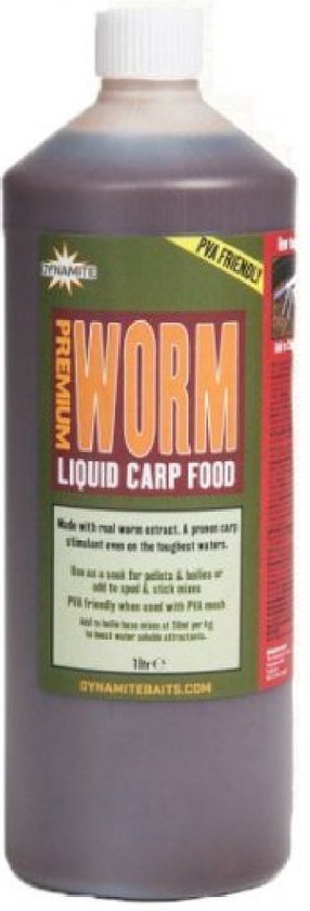 Dynamite Baits Liquid Carp Food 1L Worm | bol.com