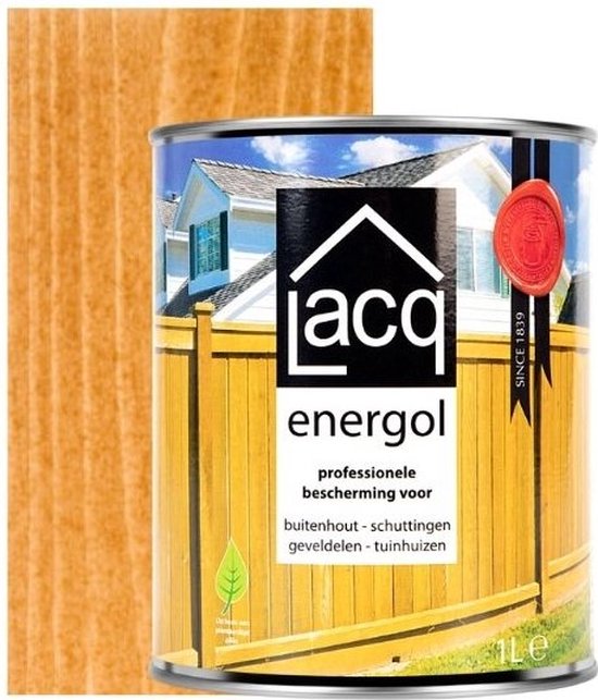 Lacq Energol - Beits - Bruin - 1 liter - Voor op hout - Binnen en ...