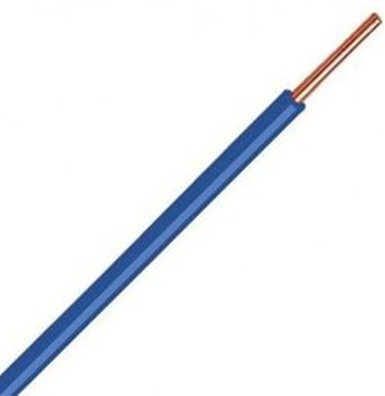 VD draad 4mm2 VD4 - Blauw - 100 meter | bol
