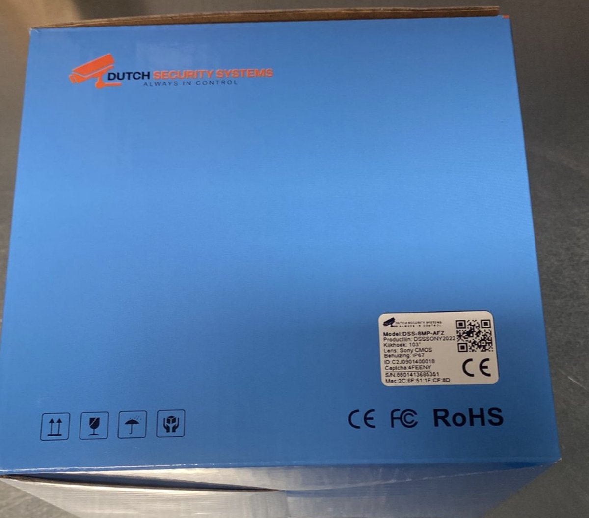 Draadloze beveiligingscamera set - 8x Dome camera - UltraHD 4K - Sony ...