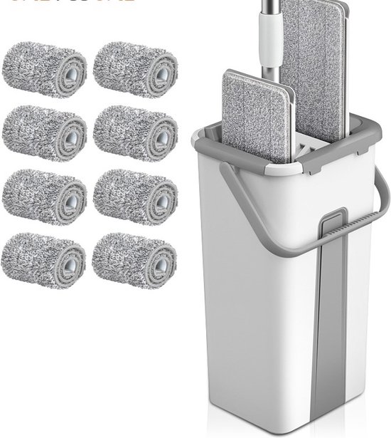 Dweil - Mop - Dweilset - Dweilsysteem Met Wringer - Dweilsysteem ...