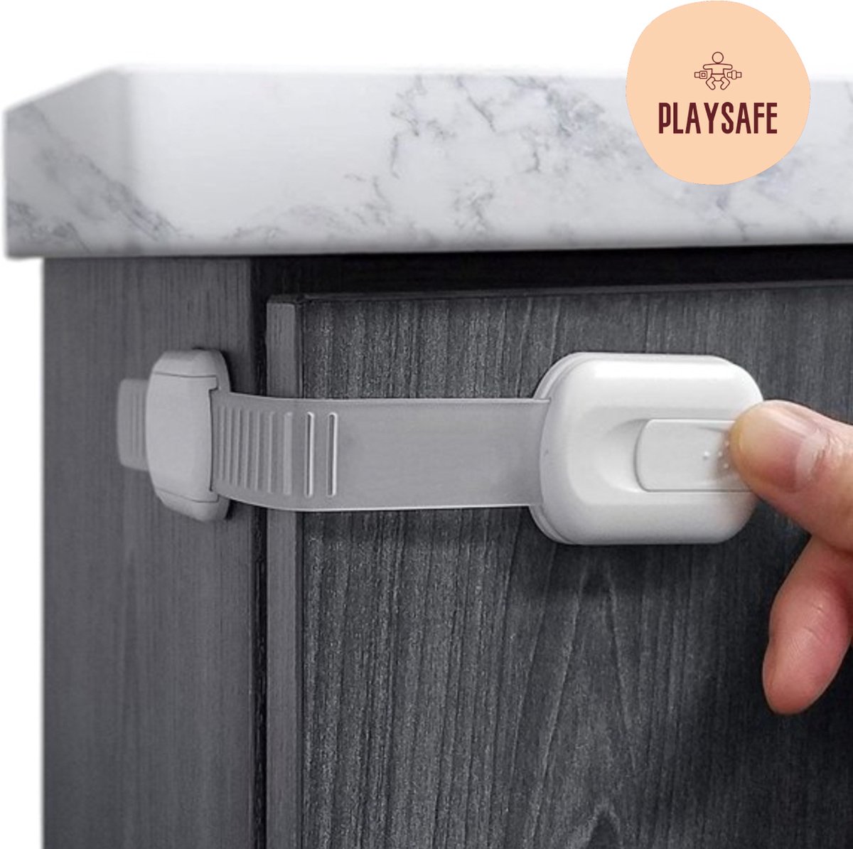 PlaySafe Nederland Verstelbaar Kinderslot 10 Stuks | Wit ...