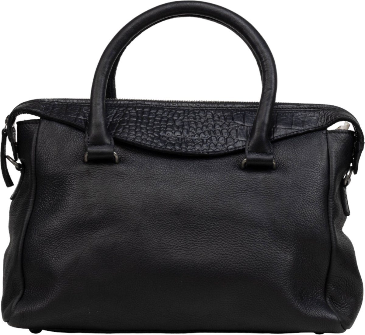 DSTRCT Raider Road Handtas Leer Zwart | bol.com