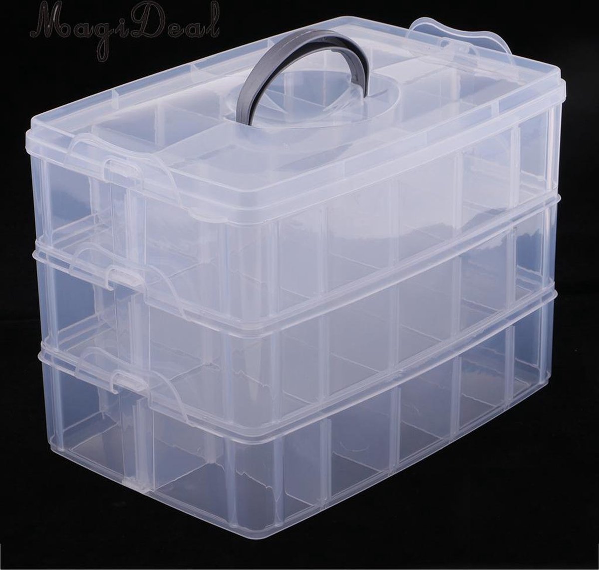 Diamond Painting Opbergdoos - Grote Box van 3 verdiepingen met 30 grote ...