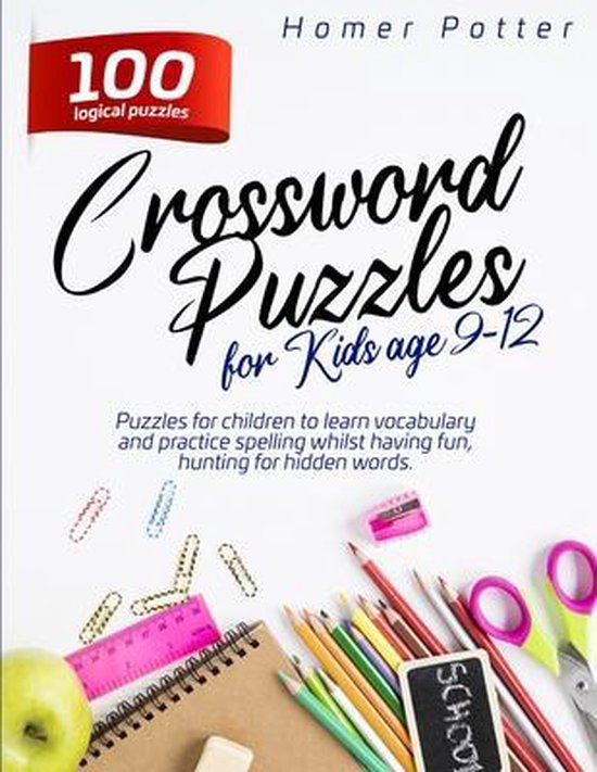 Crossword Puzzles for Kids age 9-12, Homer Potter | 9781801184663 ...