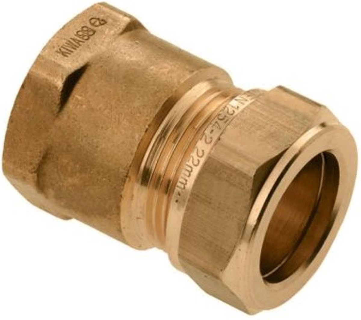 Bonfix messing knelfitting schroefbus 12mm x 3/8inch FxRp | bol.com