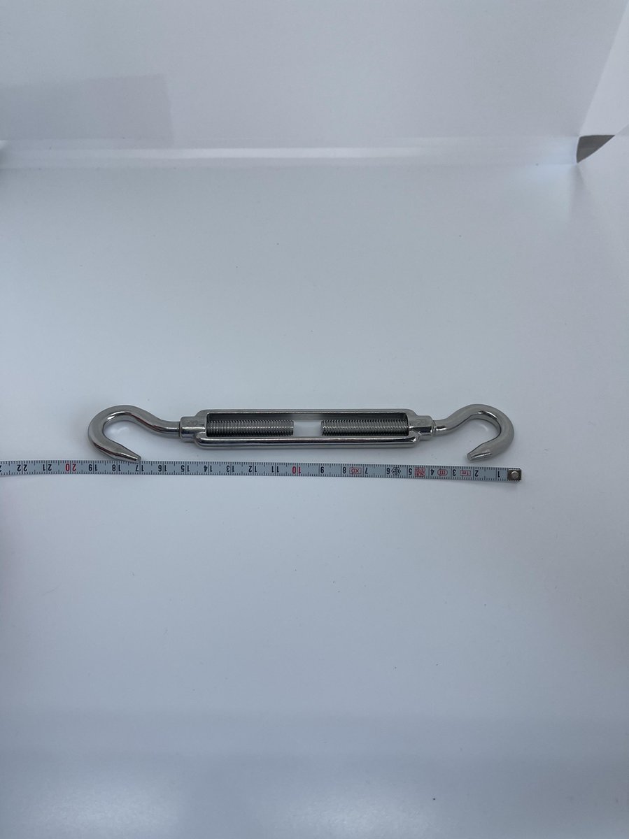 2x M8 RVS -Spanhaak-Schaduwdoek-Zonnedoek-Zonnezeil-Terrasscherm ...