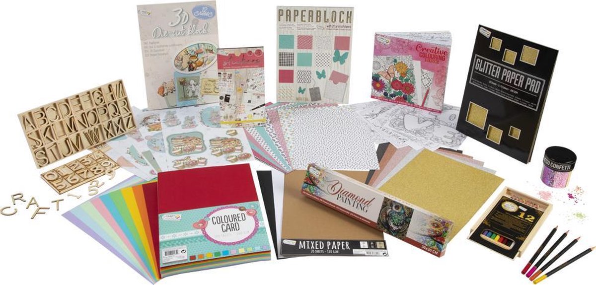 Creatieve hobby/knutselbox van Craft Sensations | Tekenen voor ...