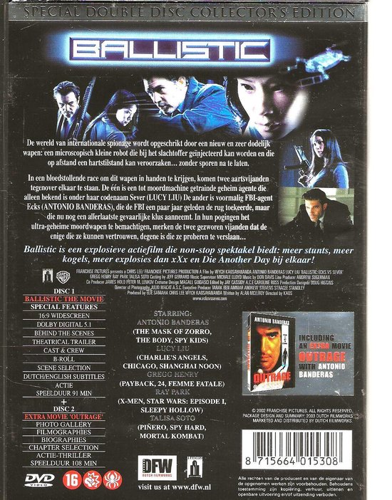 Ballistic - Ecks vs Sever (Dvd) | Dvd's | bol