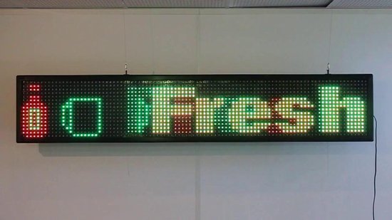 QledX lichtkrant full color indoor/outdoor | bol.com