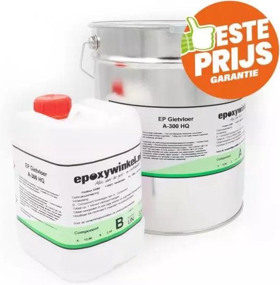 Epoxy Gietvloer A300 HQ - 5 m² - RAL 7040 - Inclusief primer - Duurzaam ...