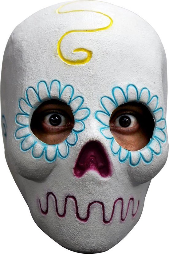 Partychimp Sugar Skull Skelet Schedel Day Of The Dead Volledig Hoofd ...