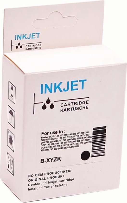 ABC huismerk inkt cartridge geschikt voor Canon PGI 35 zwart | bol