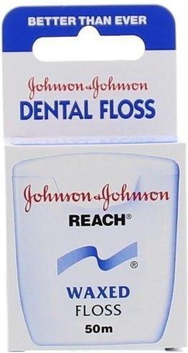 Johnson & Johnson Reach Dental Waxed Floss - 50 m - Flosdraad | bol