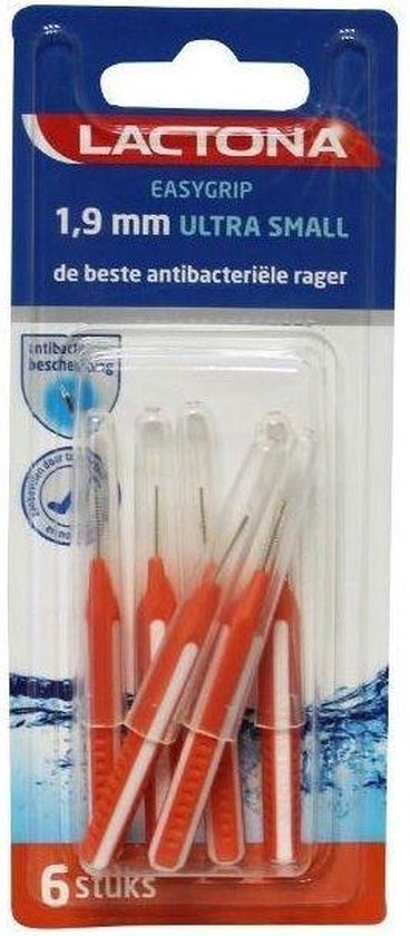 Lactona Ragers Easygrip 1,9 mm Ultra Small - Tandenrager - 6 stuks ...
