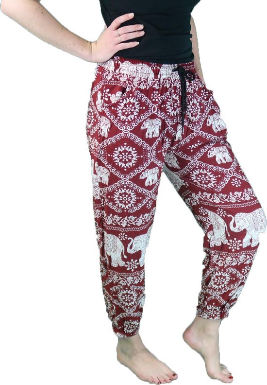 bol.com | Yoga broek - Homewear- Dames - Authentiek Thai - Olifant ...