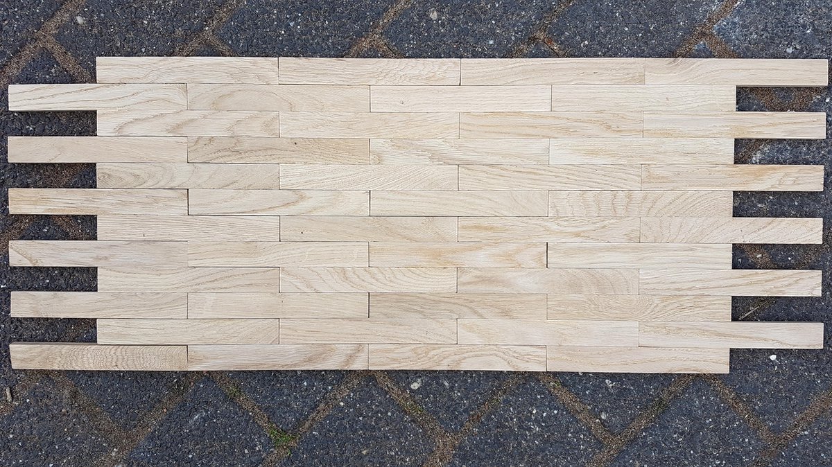 Eiken Mozaïek Parket Klasse Natur - Engels verband | bol.com