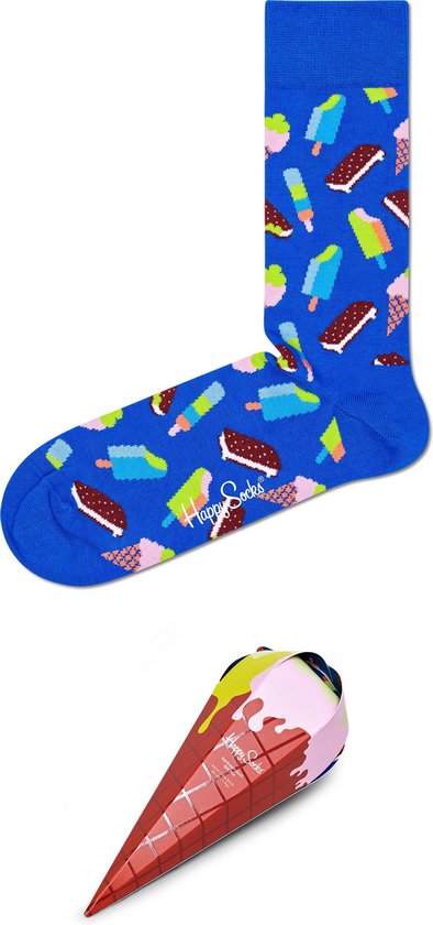 Happy Socks XICE01-6300 Ice Cream One Pack Gift Box - Maat 41-46 | bol.com