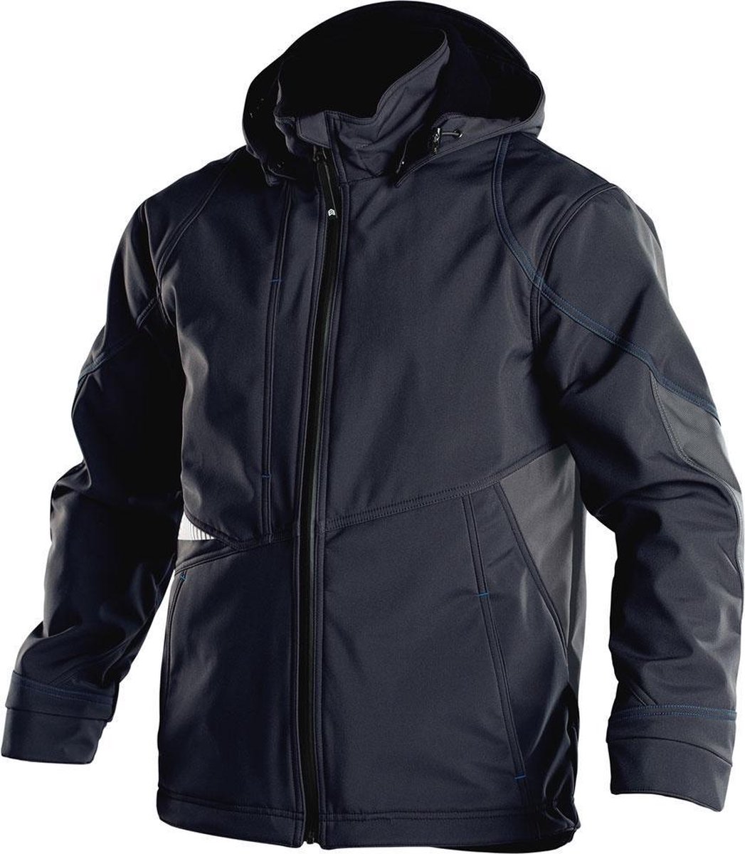 DASSY Gravity D-FX Softshell Werkjas Donkerblauw/Grijs | bol.com