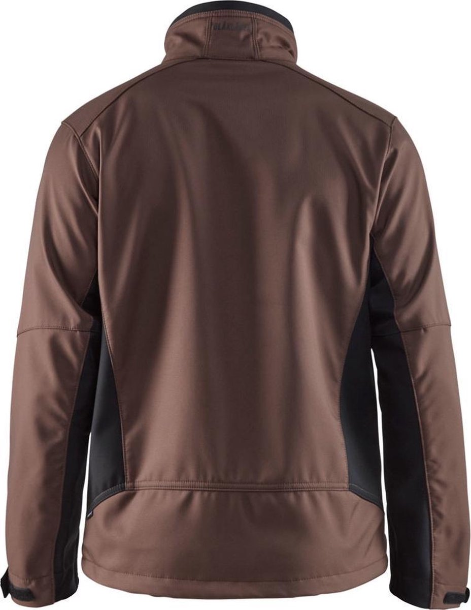 Blaklader 4950 Softshell Werkjas Bruin/Zwart | bol.com