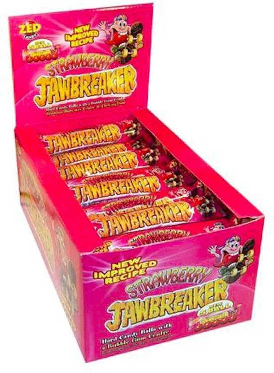 Zed Jawbreakers Strawberry 40 stuks | bol