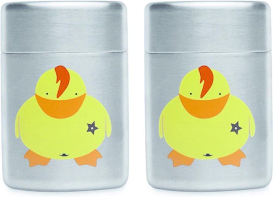 Mini peper&zout set "Sheriff Duck" 3,5 x 3,5 x5 cm H | bol.com