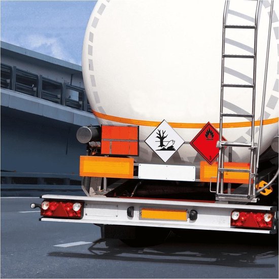 ADR bord milieugevaarlijke stoffen - aluminium 300 x 300 mm | bol