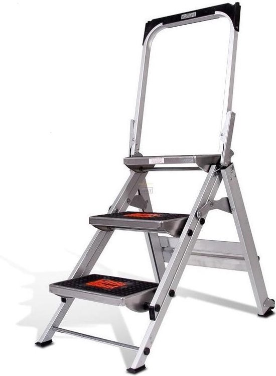 Trapladder Little Giant safety step 3 treden met opklabare beugel | bol