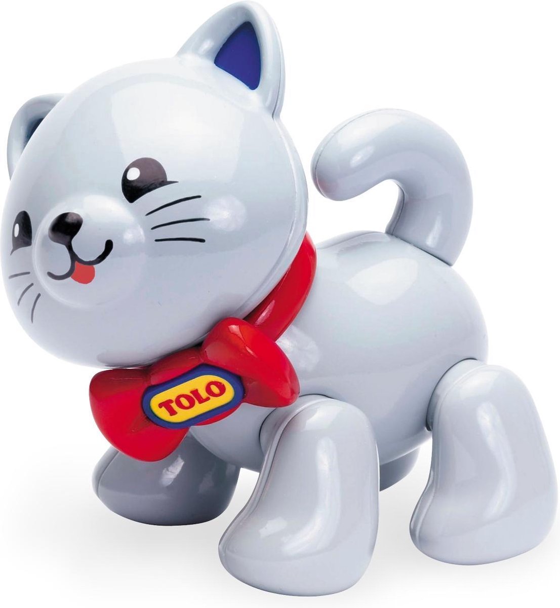 Tolo First Friends Speelgoeddier Kat - Grijs | bol.com
