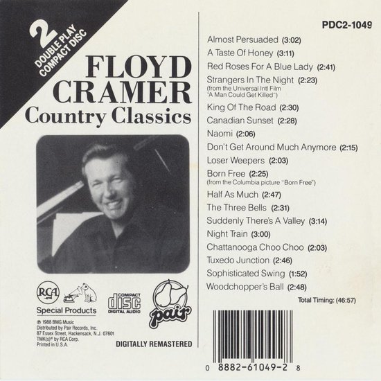 Country Classics, Floyd Cramer | CD (album) | Muziek | bol