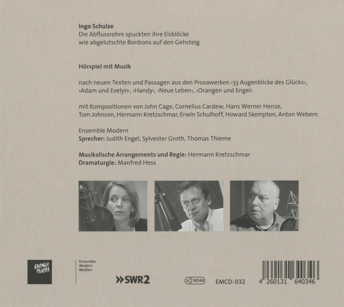 Judith Engel Thomas Thieme Modern E - Die Abflussrohre Spukten Ihre (CD ...