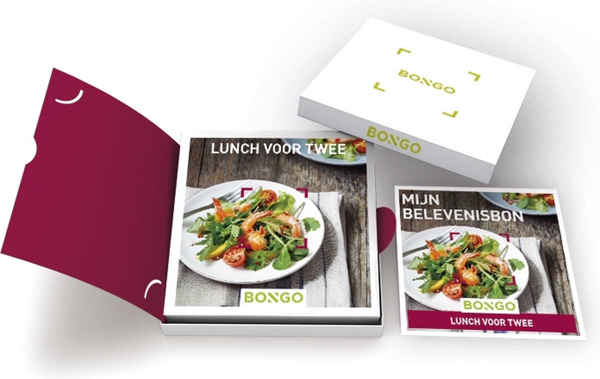 Bongo Bon - Lunch voor Twee Cadeaubon - Cadeaukaart cadeau voor man of ...