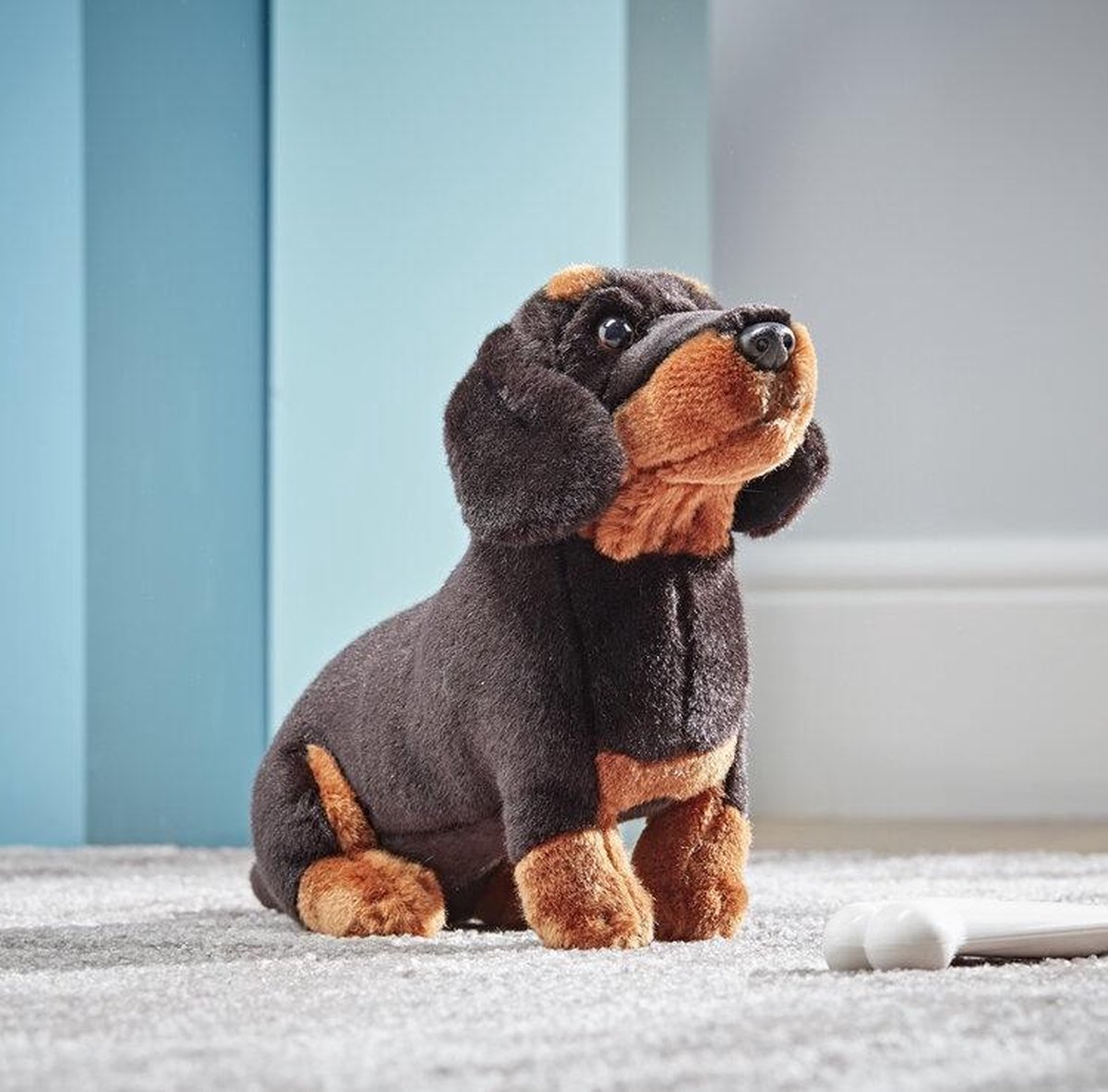 Pluche Teckel honden knuffel 20 cm - Teckel huisdieren knuffels ...