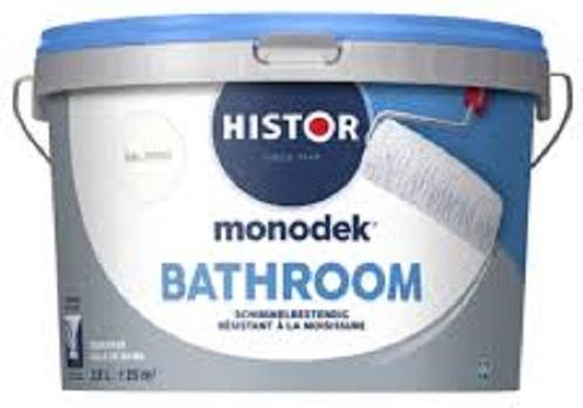 Histor Monodek Bathroom - 2,5 liter - RAL 9010 | bol.com