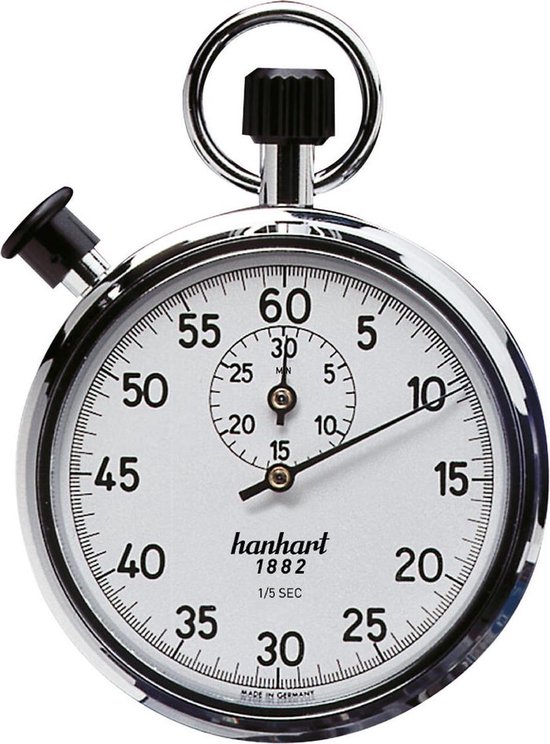 Hanhart mechanische stopwatch Addition Timer 122.0101-00 - 1/5 sec - 30 ...