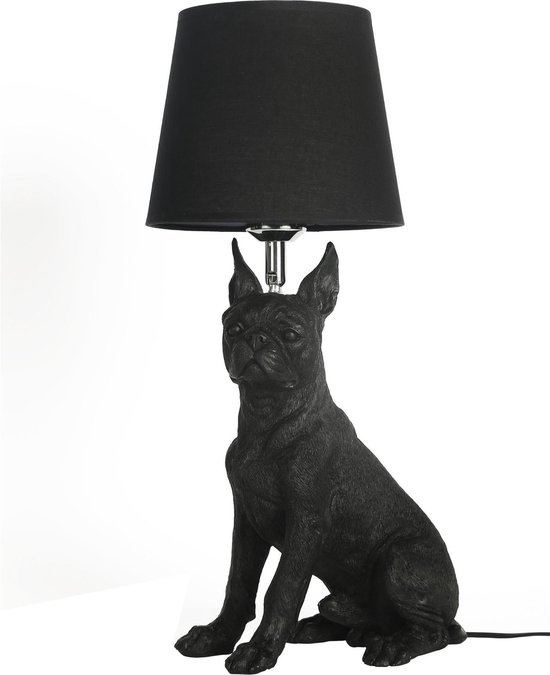 Hype it zittende Boston Terriër lamp - 48 cm - Lamp dier taffellamp ...